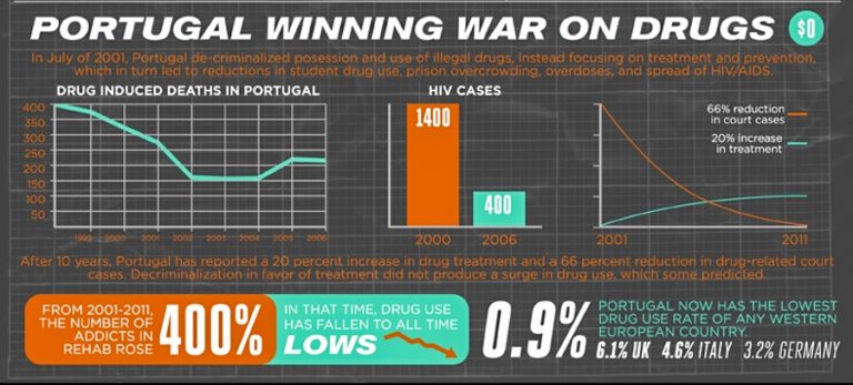 Drug abuse in Portugal has dropped by half since their government ...