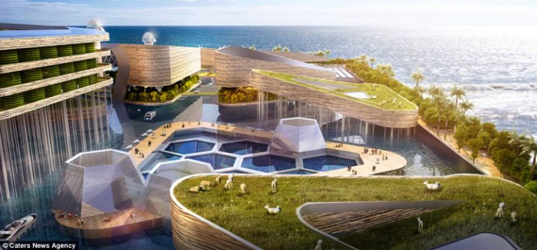 The world's first floating ocean colony is on track to being completed ...