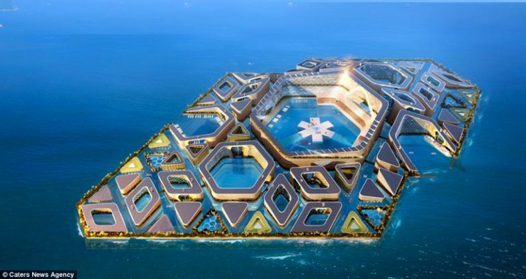 The world's first floating ocean colony is on track to being completed ...