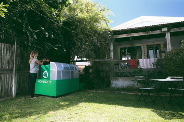 New home-sized composting unit easily converts waste into fuel for the ...