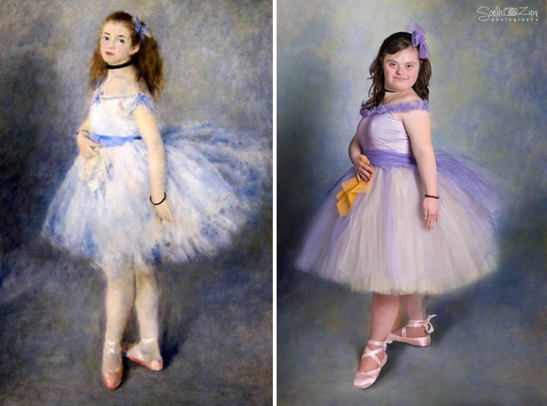 Children with Down Syndrome transform into iconic art through this ...