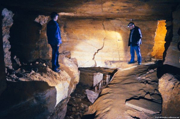 The maze of the Odessa Catacombs are a real-life labyrinth
